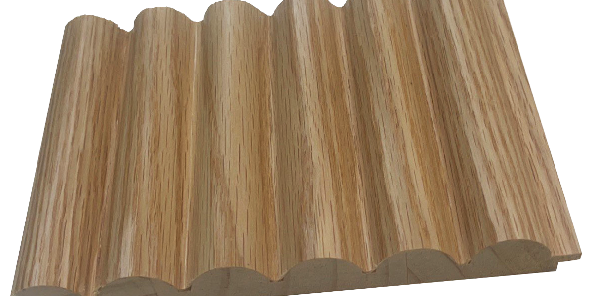 6 Half Round Slat Panel - Natural Oak Veneer (J Collection) — WALLS Decor