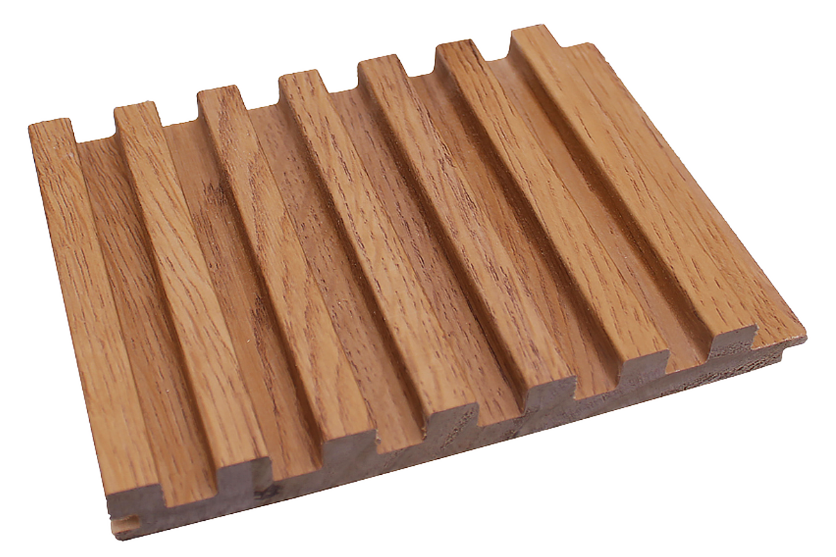 7 Grid Slat Panel - Natural Oak (J Collection) — WALLS Decor