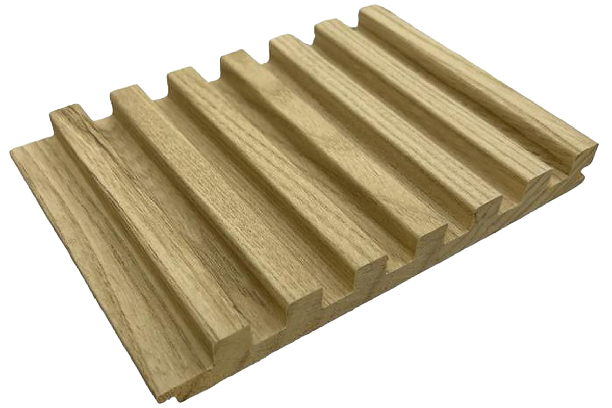 7 Grid Slat Panel - White Oak (J Collection) — WALLS Decor