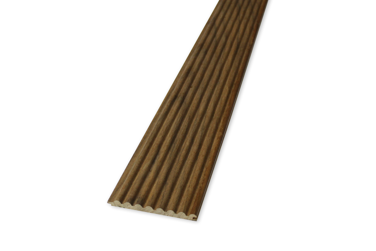 8 Half Round Slat Panel - Walnut Veneer (J Collection) — WALLS Decor