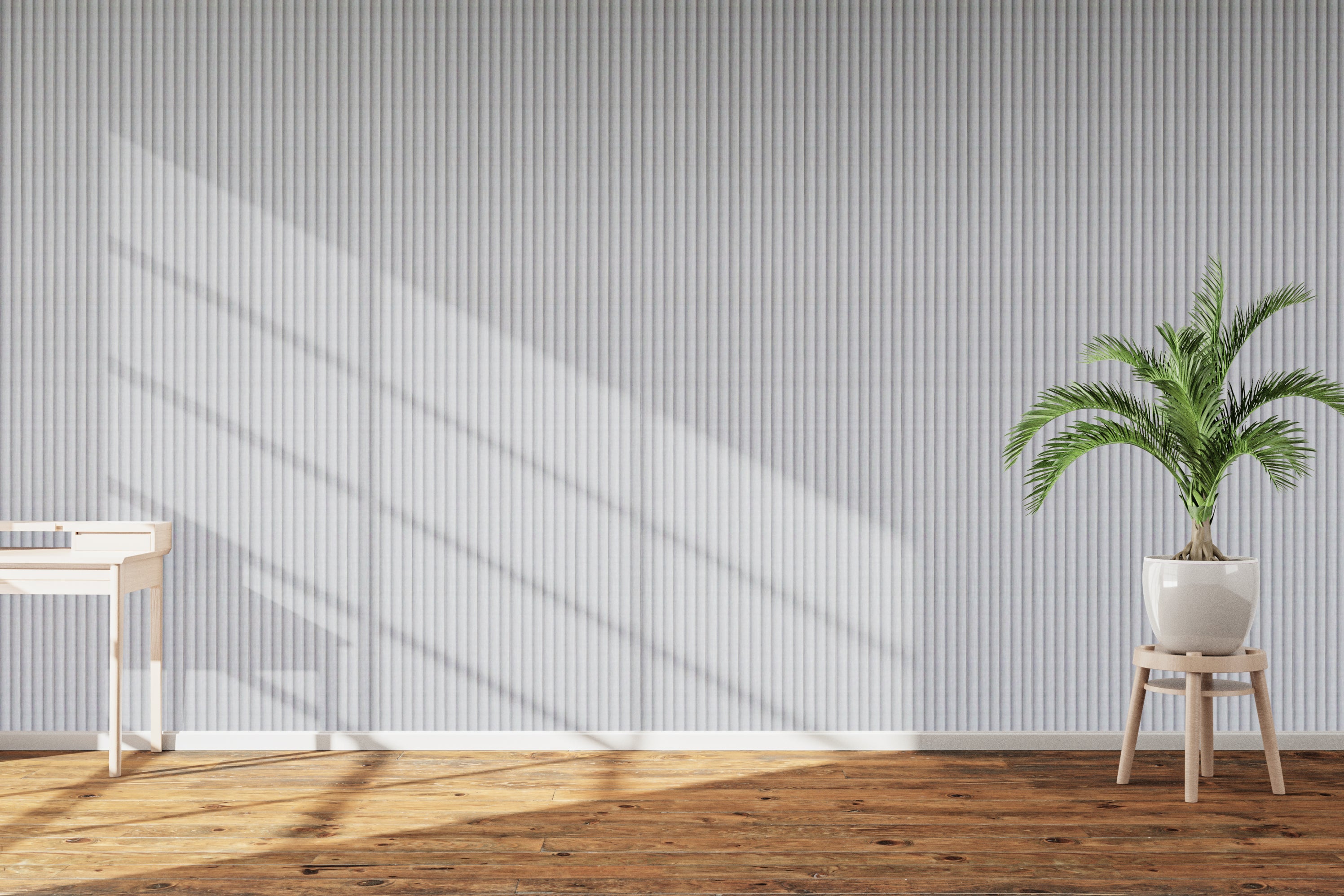 3 Wave Slat Panel - Gray Texture (J Collection) — WALLS Decor